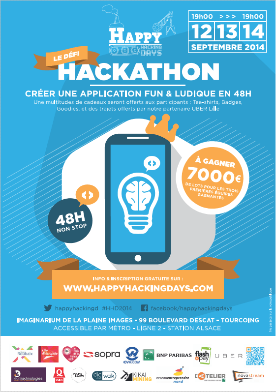 « Les Happy Hacking Days » : premier Happy Hackathon en Europe, du 12 ...